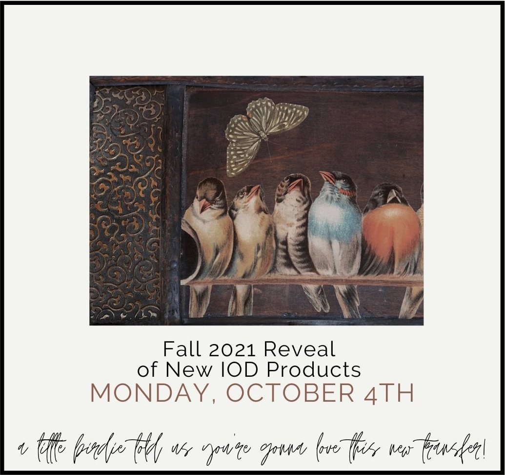 Another IOD Fall 2021 sneak peak for the reveal set for Monday, Octobe ...