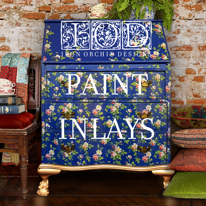 IOD Paint Inlays by Iron Orchid Designs @ The Painted Heirloom