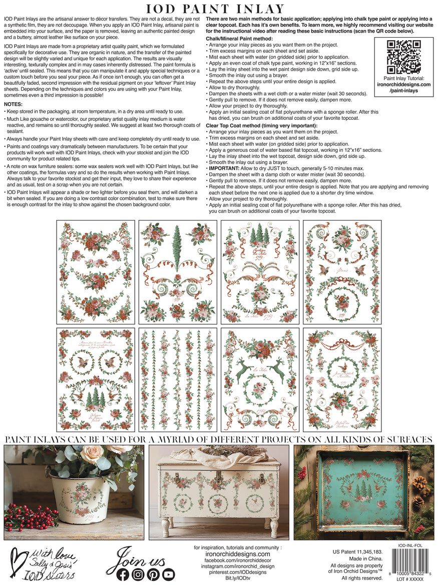 IOD Paint Inlays by Iron Orchid Designs @ The Painted Heirloom