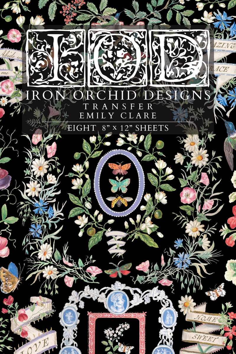 IOD Emily Clare Transfer by Iron Orchid Designs @ The Painted Heirloom