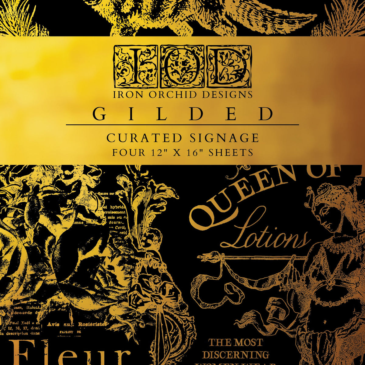 Curated Signage Foil Transfer by IOD - Iron Orchid Designs @ Painted ...